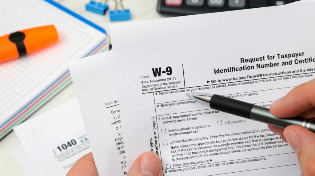 Basics Of The IRS W9 Form | Tax Relief Center