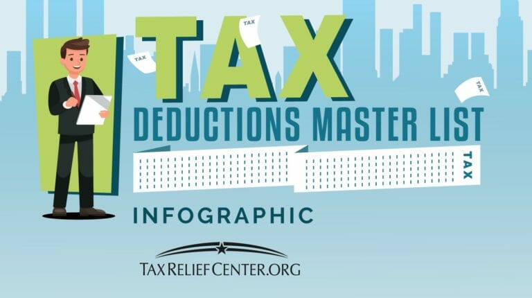 The Master List Of All Types Of Tax Deductions [infographic]